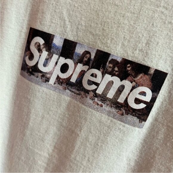 Supreme | Shirts | Supreme Milan Box Logo Last Supper Off White Short ...